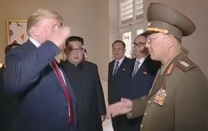 Trump returns salute of North Korean general at summit : North Korea ...